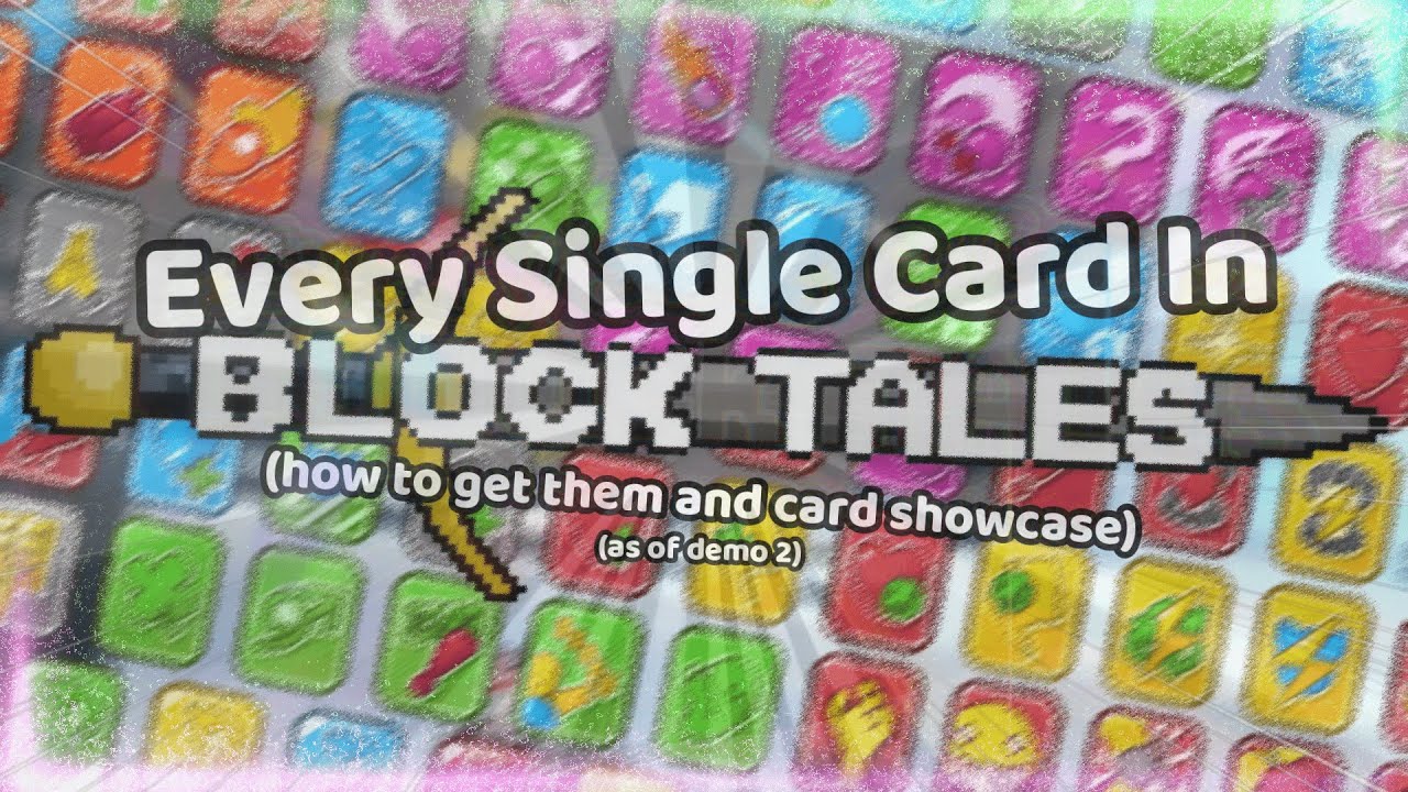 Every Single Card in Block Tales (how to get them and card showcase ...