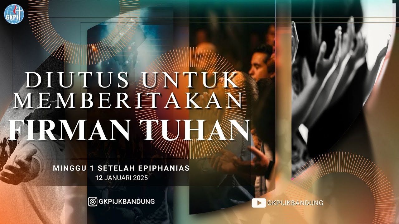 Ibadah Minggu I Setelah Epiphanias - 12 Januari 2025 - YouTube