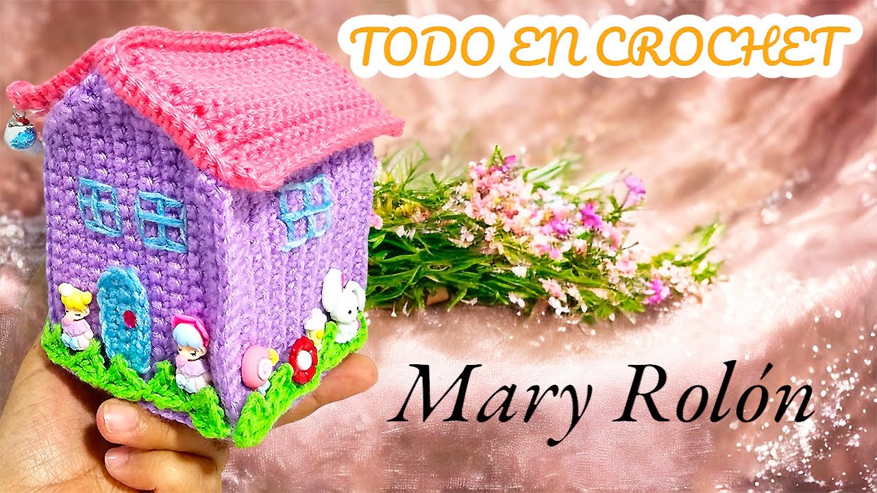 😍🏠 ¡Increíble! Crea tu propia casita tejida con crochet en solo unos ...