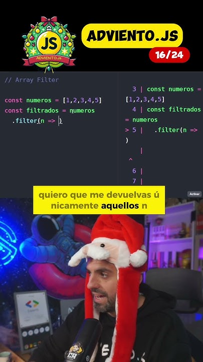 Filtrar Elementos En Un Array Adviento Javascript Día 1624 Youtube