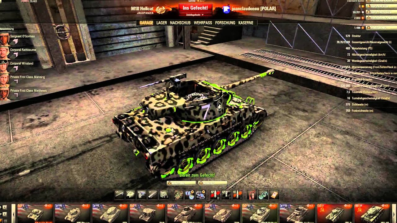 World of Tanks M18 Hellcat skin - YouTube