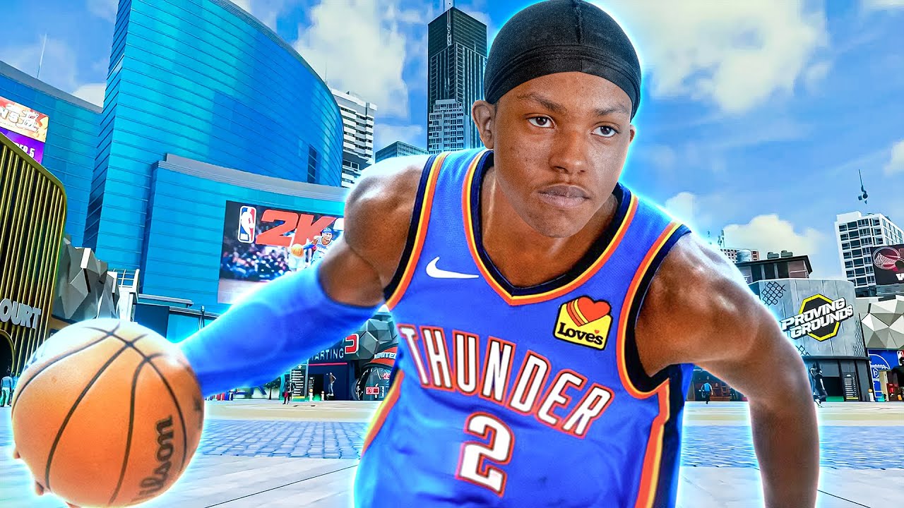 6'9 Menace Dominates The Park! - YouTube