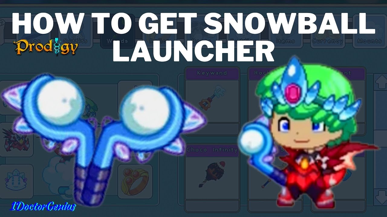 SNOWBALL LAUNCHER WINTERFEST 2022: Prodigy Snowball launcher: How to ...