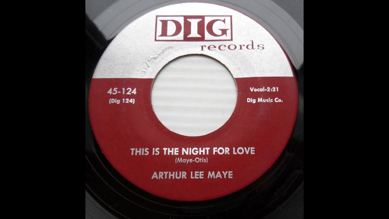 Arthur Lee Maye - This Is The Night For Love 1956 - YouTube
