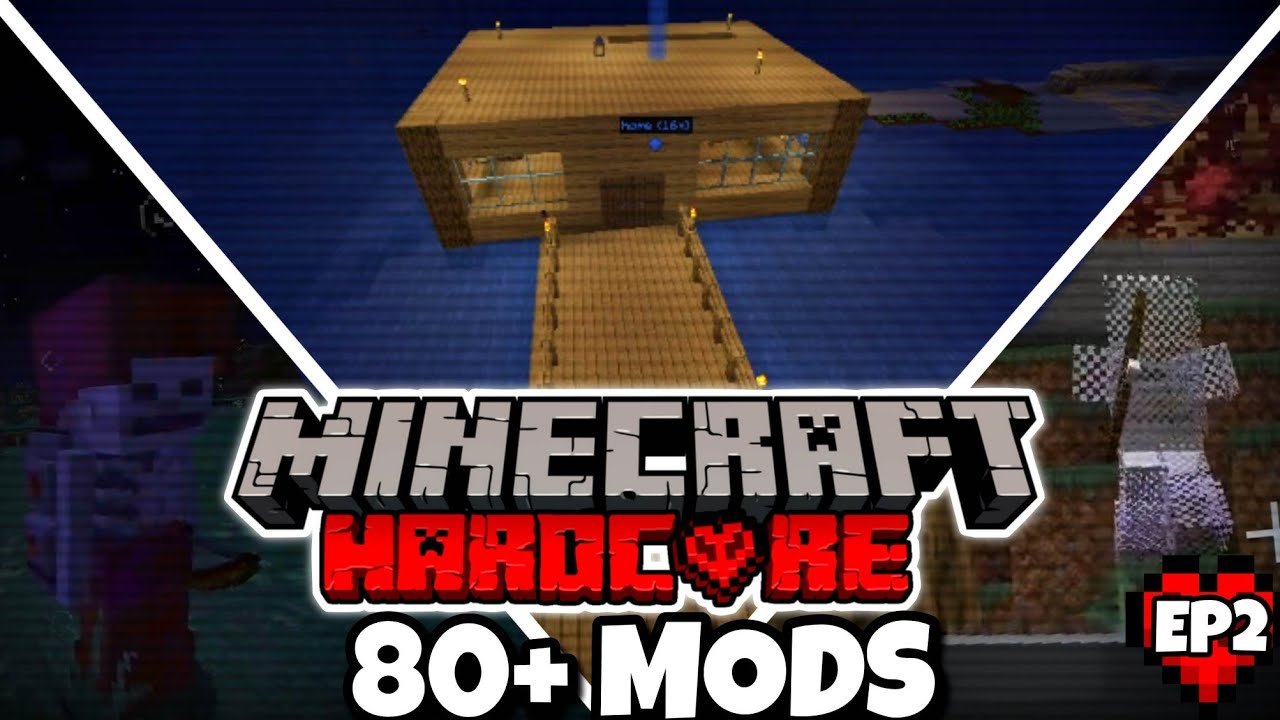 invisible skeleton death! Minecraft hardcore episode 2 a nearly deleted ...