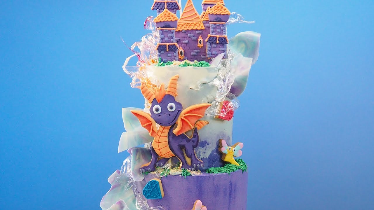 Amazing Spyro Cake by Raymond Tan and Vickie Liu - YouTube