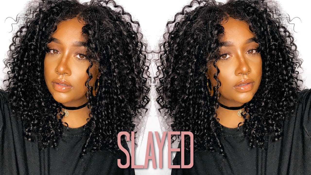 How To : SLAY A SYNTHETIC LACE FRONT WIG WITH NO LEAVE OUT| Friday ...