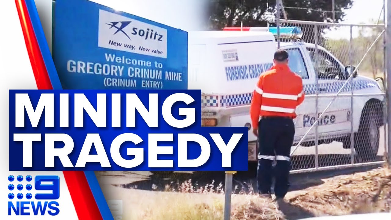 Queensland miner killed in tragic accident | 9 News Australia - YouTube