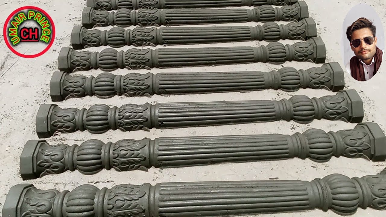 New technical process || Making beautiful cement fancy Piller || making ...