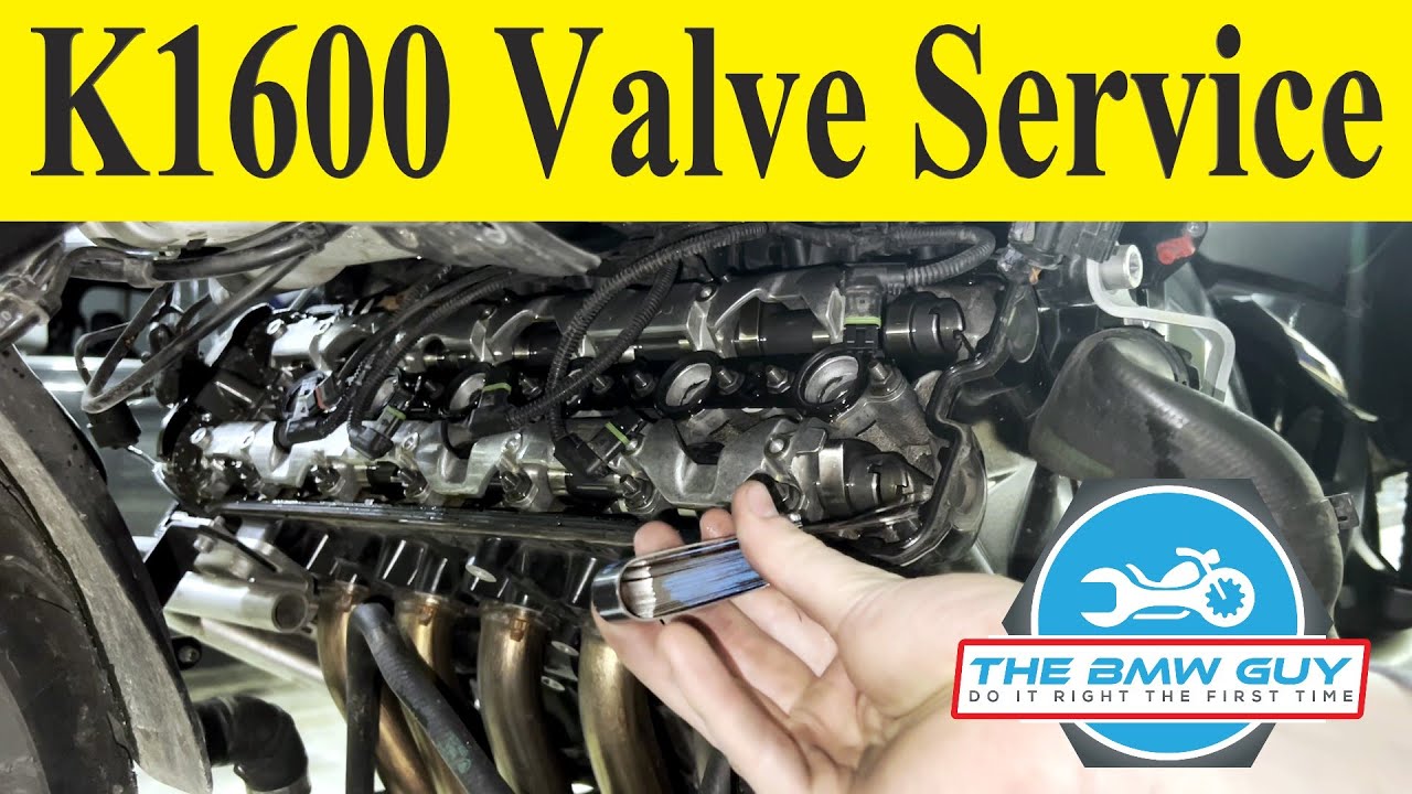 BMW K1600 Valve Clearance Check - YouTube