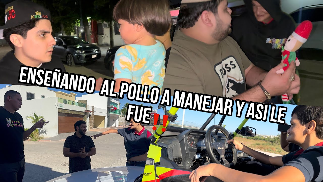 ENSEÑANDO AL POLLO MUSICAL A MANEJAR Y ASI LE FUE Y SORPRENDIÓ A LOS ...