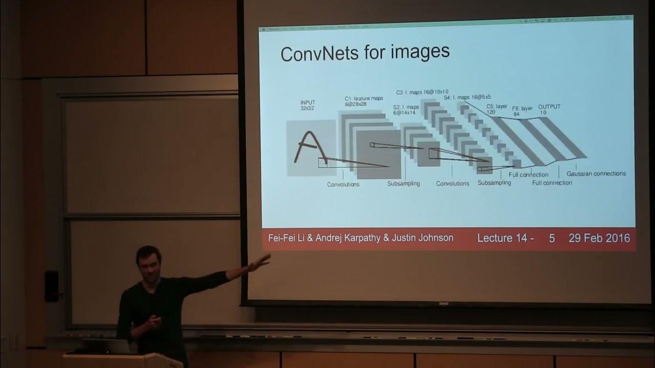 CS231n Winter 2016： Lecture 14： Videos and Unsupervised Learning - YouTube