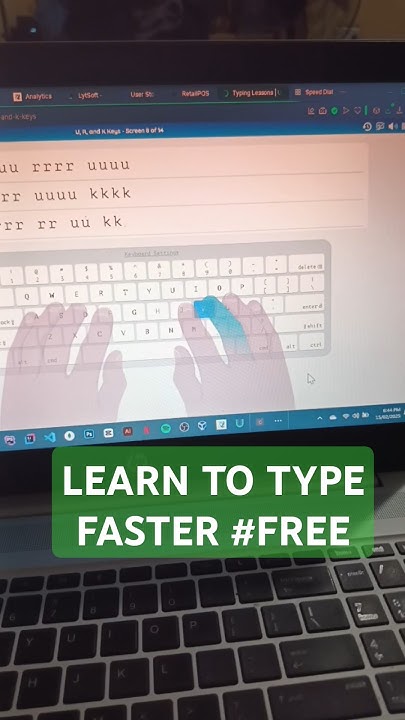 DO YOU WANT TO LEARN TO TYPE FASTER ON A KEY BOARD? visit typing.com # ...