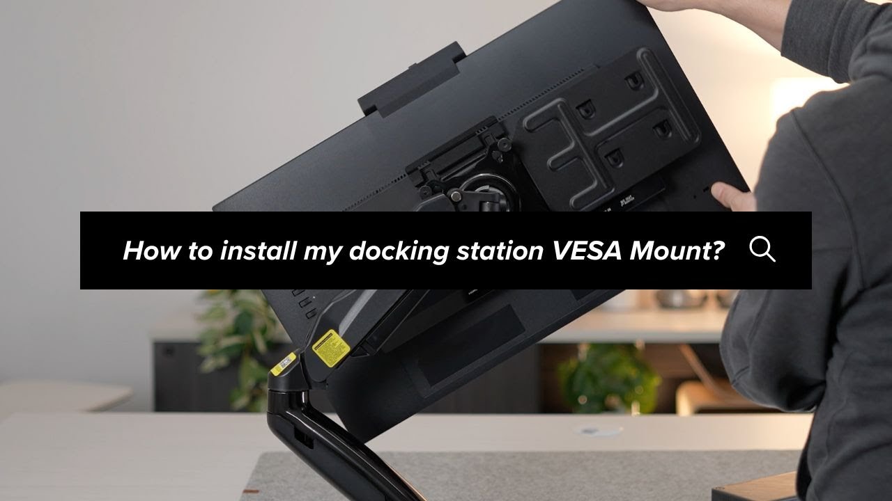 Targus Docking Station VESA Mount (ACX003GLZ) - YouTube