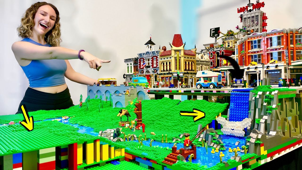 HUGE LEGO CITY EXPANSION!! Functioning Waterfall & LEGO Ideas A-Frame ... HUGE LEGO CITY EXPANSION!! Functioning Waterfall & LEGO Ideas A-Frame ...