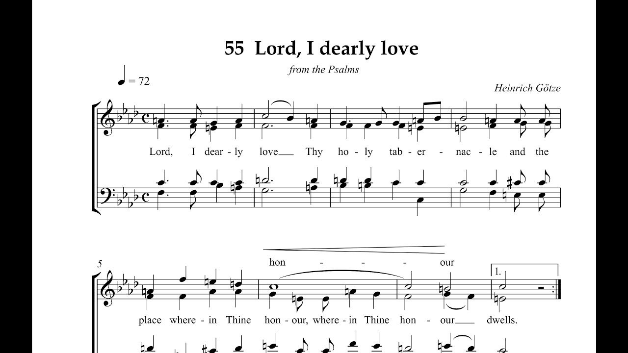 Hymn Collection 055 Lord i dearly love - YouTube