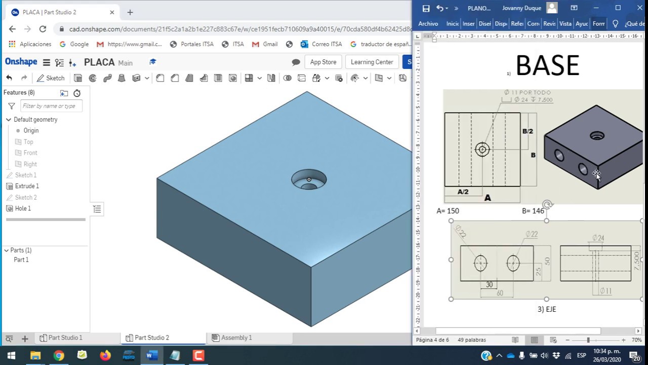 ONSHAPE 2 BASE - YouTube