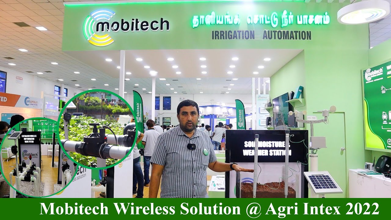 Mobitech wireless solution's Stall at AGRI INTEX 2022 - CODISSIA. - YouTube