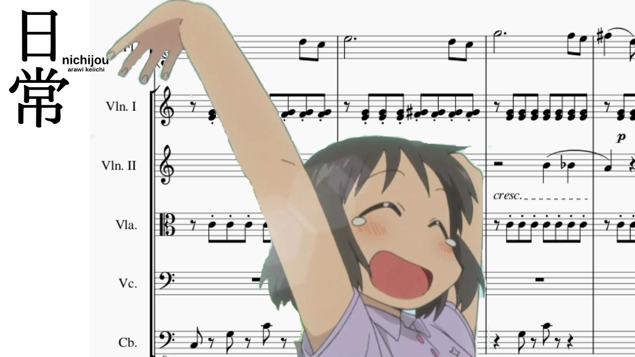Joys and happiness (Nichijou OST) 喜びと幸せと（アニメ日常より） - YouTube