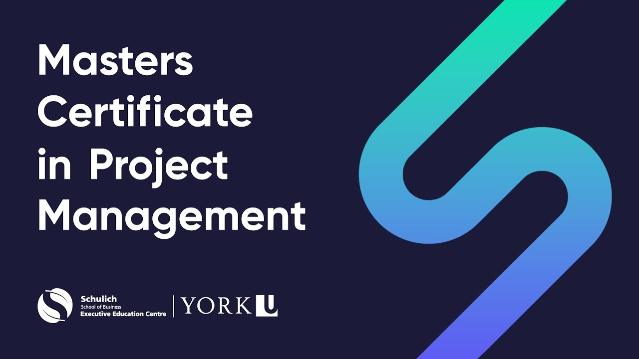 Masters Certificate in Project Management - YouTube