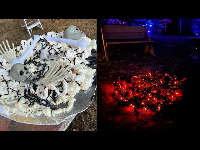 Artificial Campfire Alipis Faux Outdoor Fire Pit 6pcs Cardboard Fire ...