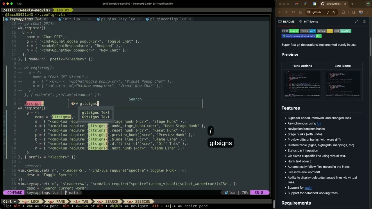 Github Rockerbooawesomeneovim Collections Of Awesome Neovim Plugins