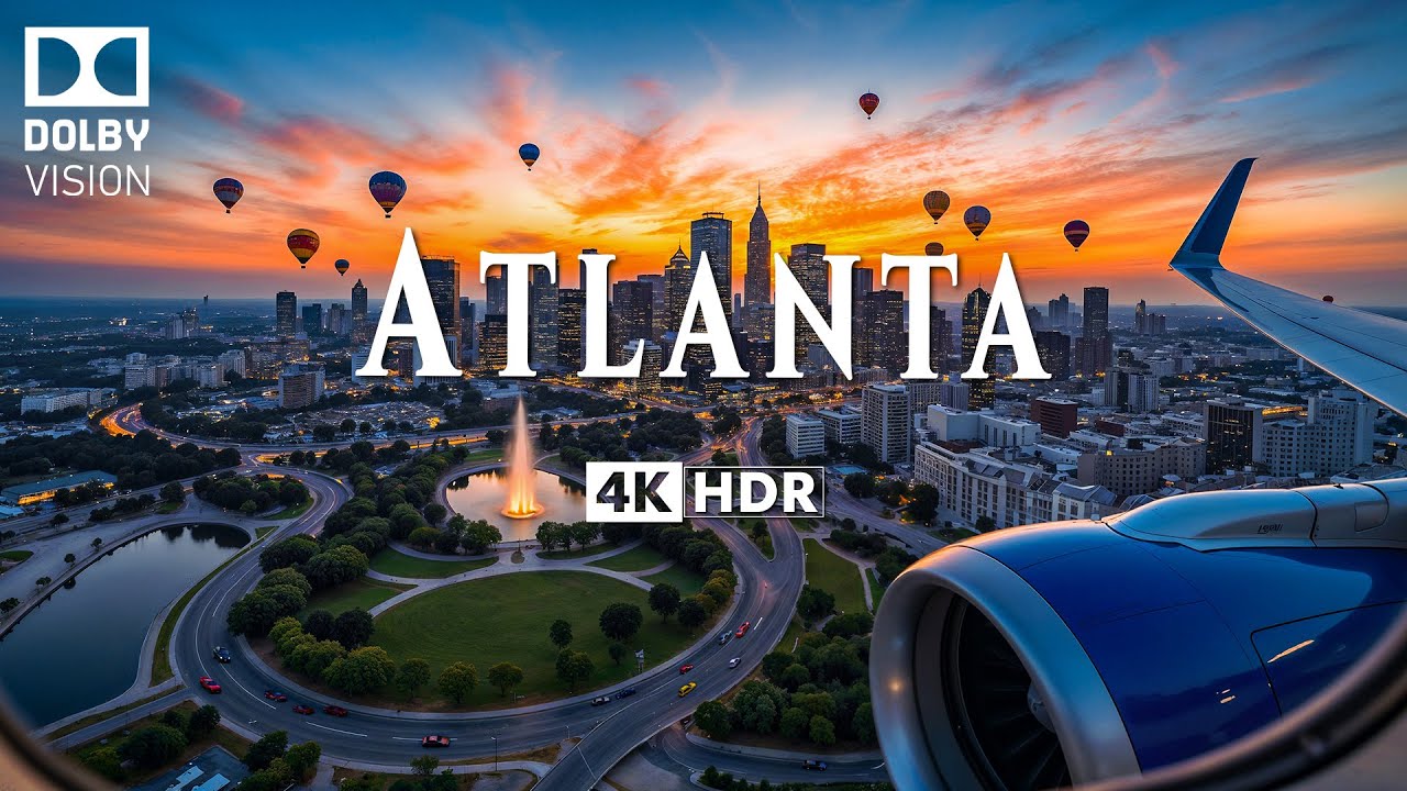 ATLANTA 4K ULTRA HD [60FPS] • A Cinematic Journey Through the Heart of ...