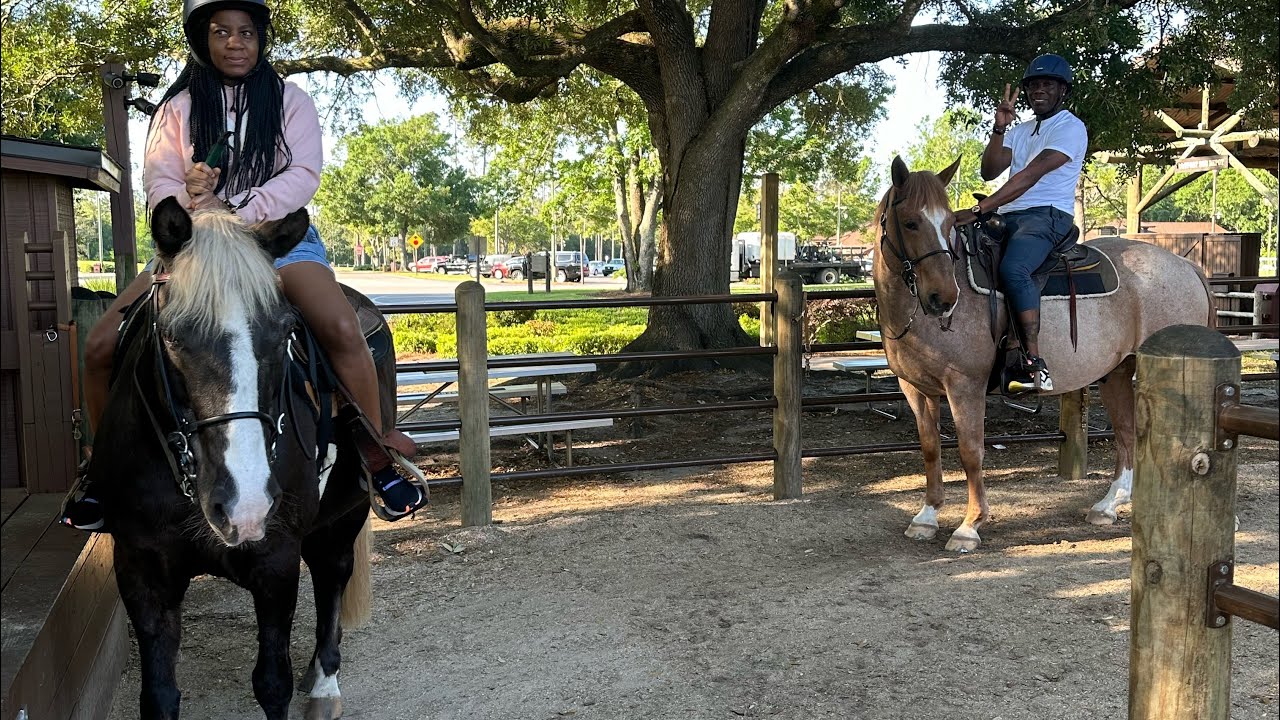Horseback riding at Disney’s Fort Wilderness/ Tri-Circle D Ranch ...