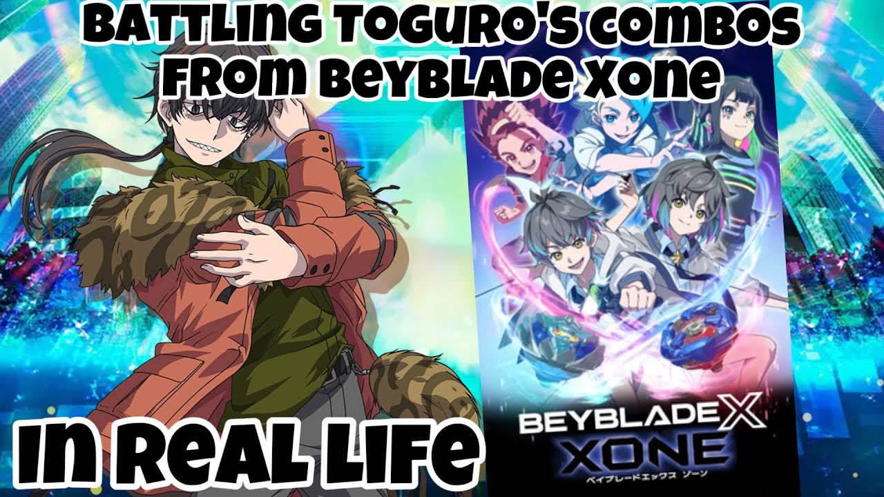 “Beyblade Xone Irl” (Battling Toguro’s combos from beyblade xone in ...