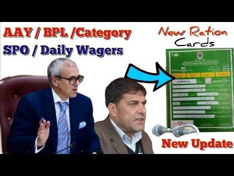 BPL / AAY/ Daily wagers / Anganwadi workers / Today new update J & K ...