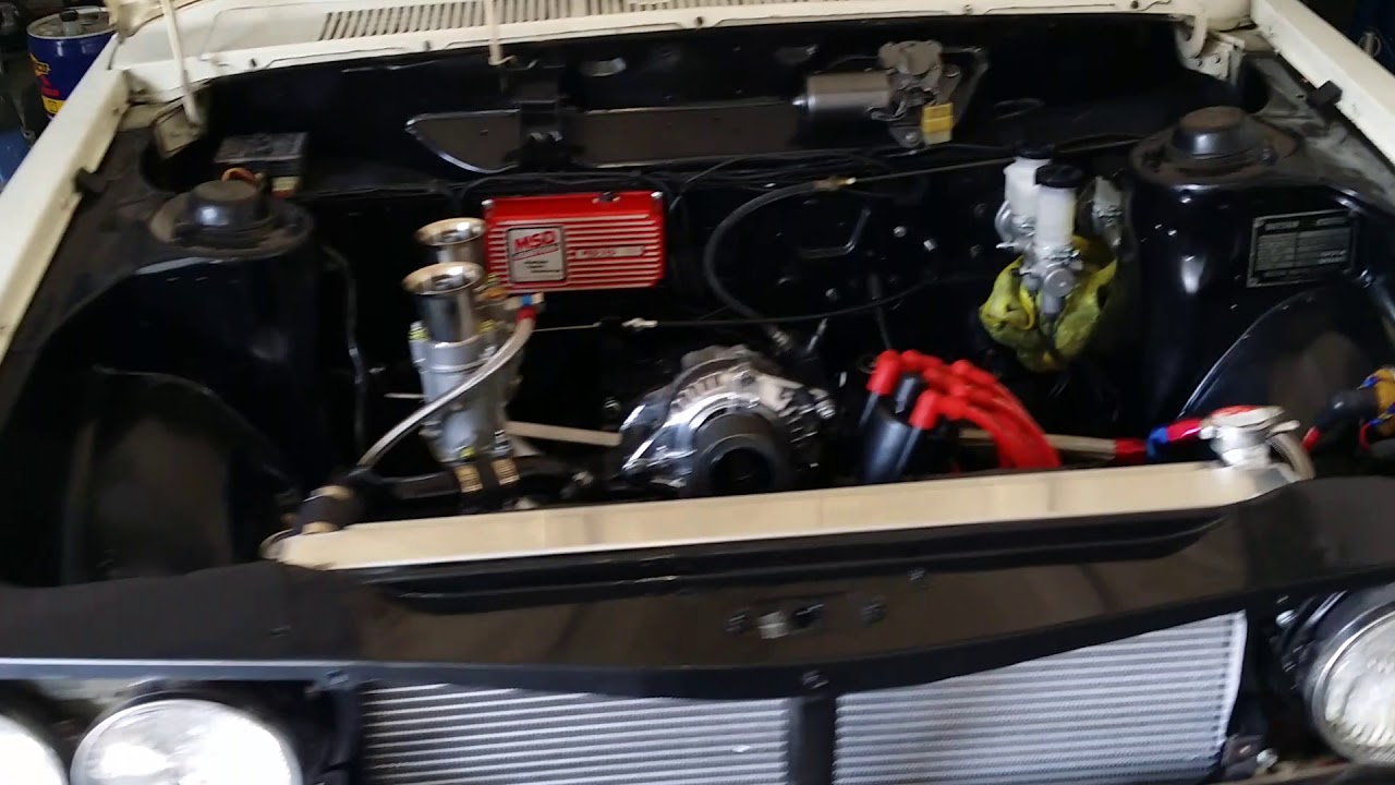 72 Datsun 510 with 12a Rotary Peripheral Port - YouTube