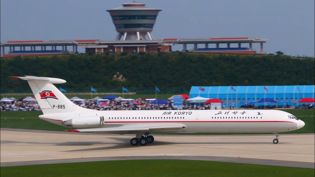 Air Koryo IL-62M P-885 takeoff @Wonsan - YouTube