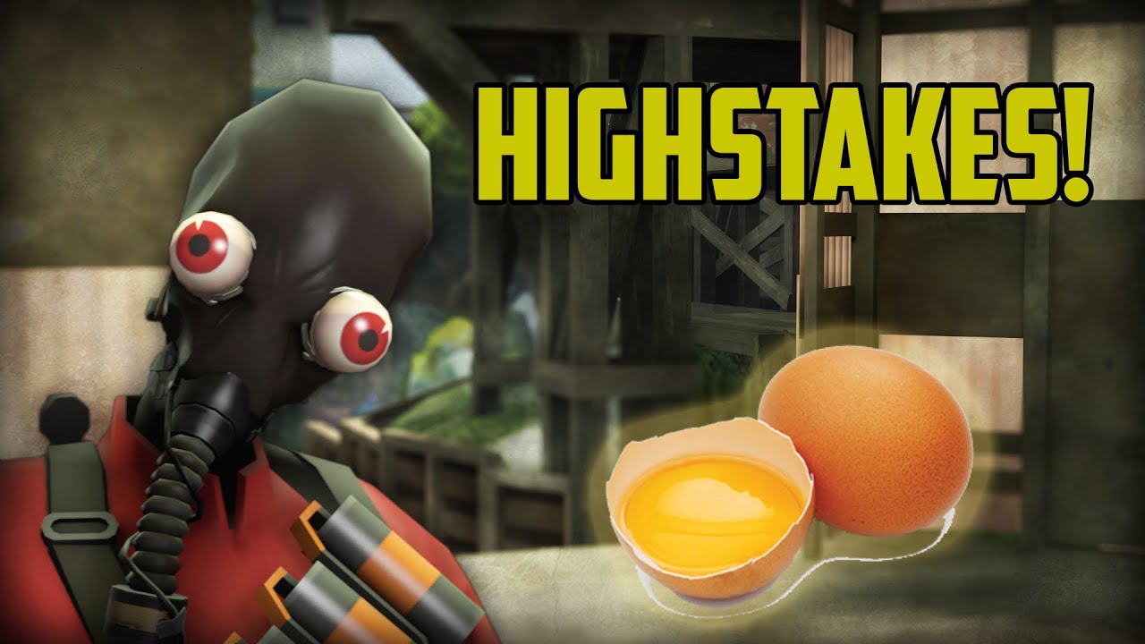 Raw Egg Highstakes! Upward Pyro, Hammertime! - YouTube
