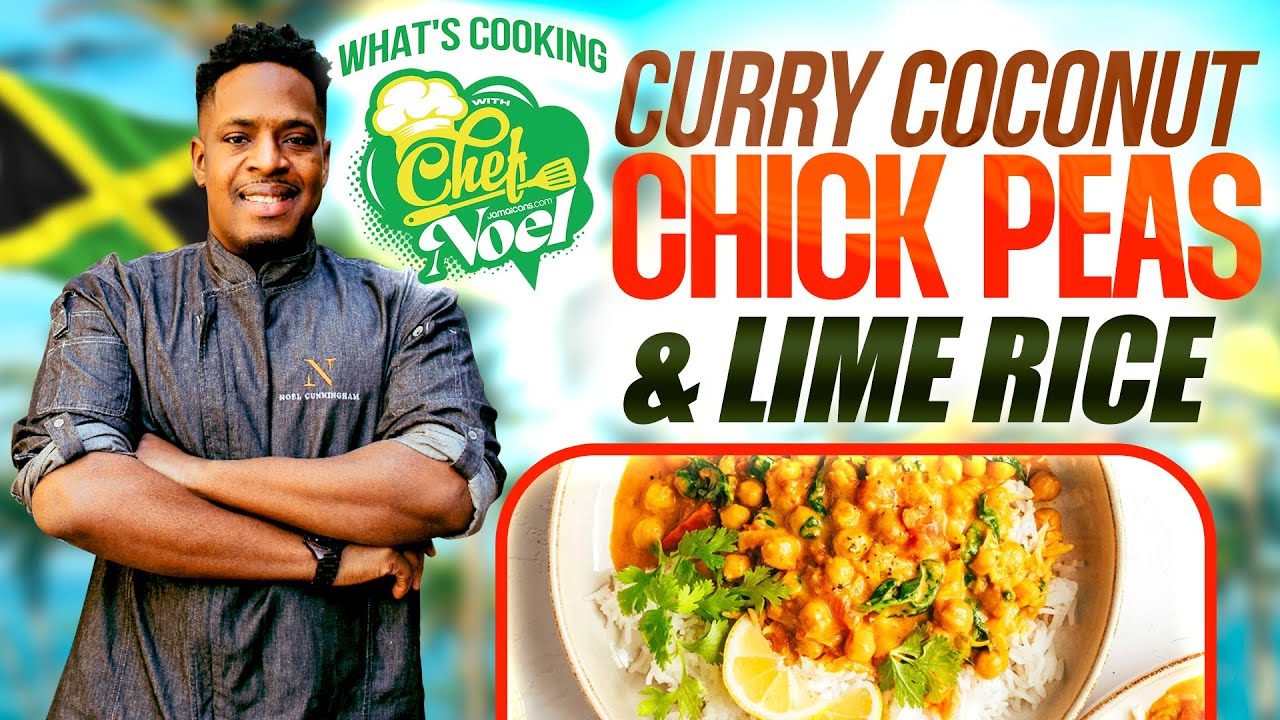 Curry Coconut Chick Peas & Lime Rice with Chef Noel Cunningham - YouTube