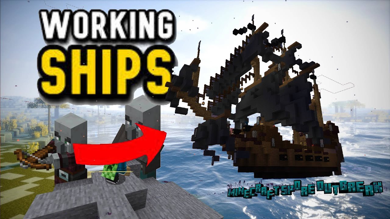 Building An Eureka Battleship | Minecraft Spore Outbreak Ep 7 - YouTube