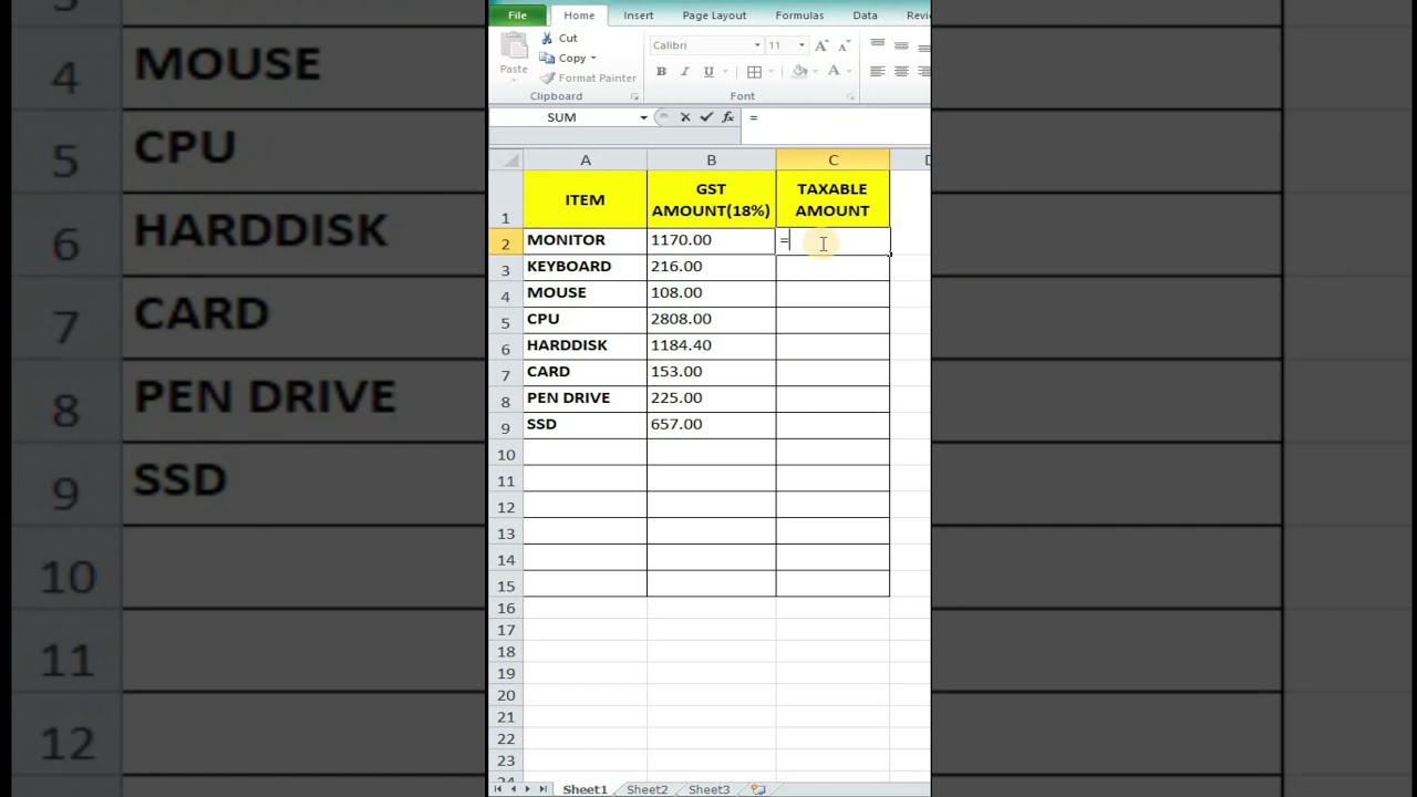 Calculate Taxable Value From Tax Amount YouTube Calculate Taxable Value From Tax Amount YouTube