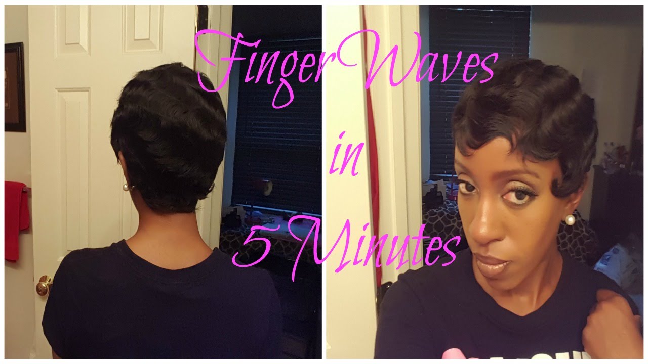 5 MINUTE Finger Waves!!!! - YouTube