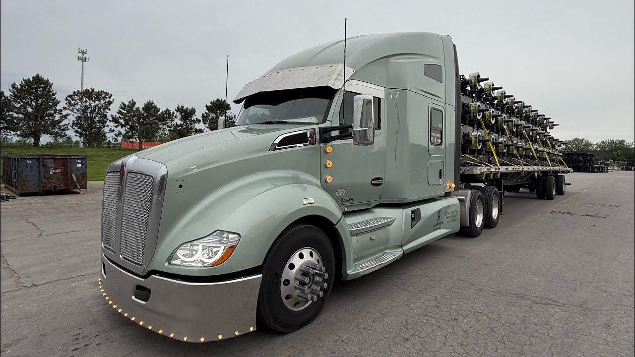 We completed our first full week with the flatbed OTR - YouTube