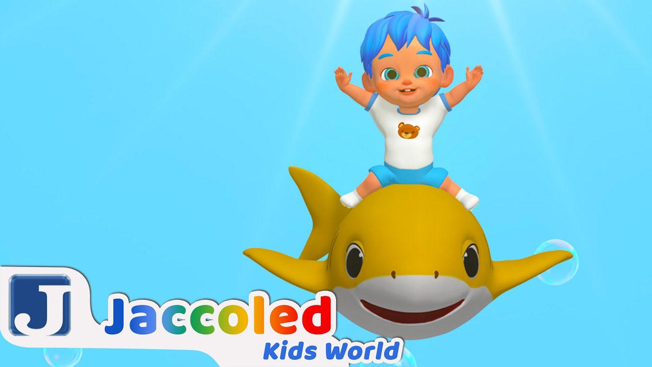 👶🐟 Baby Shark Song! 🦈👶 | Family Fun | Jaccoled Kids World Nursery ...