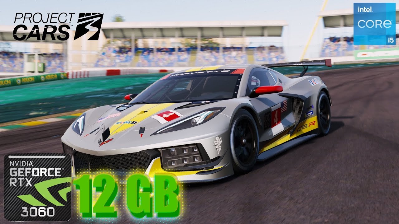 Project CARS 3 RTX 3060 FPS TEST | RTX 3060 & i5 12400F Benchmark 1080p ...