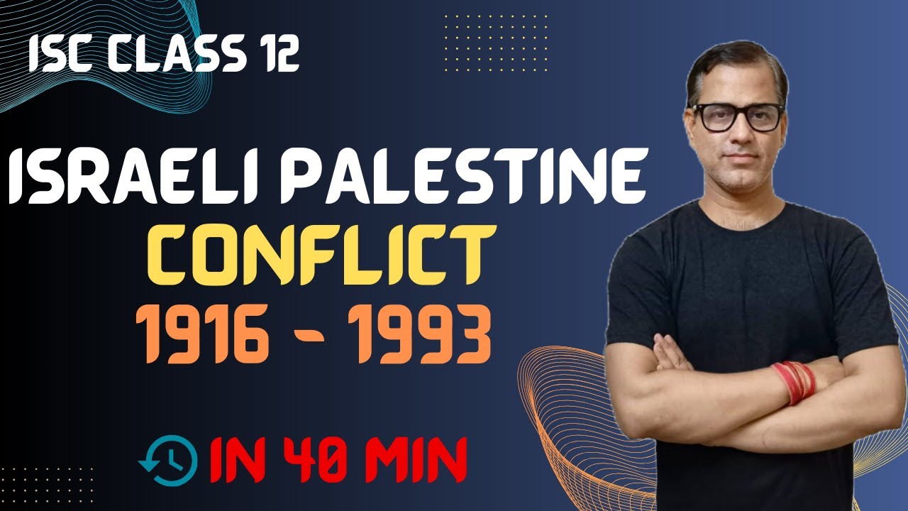 Middle East: Israeli-Palestine conflict (1916-1993) | ISC Class 12 ...