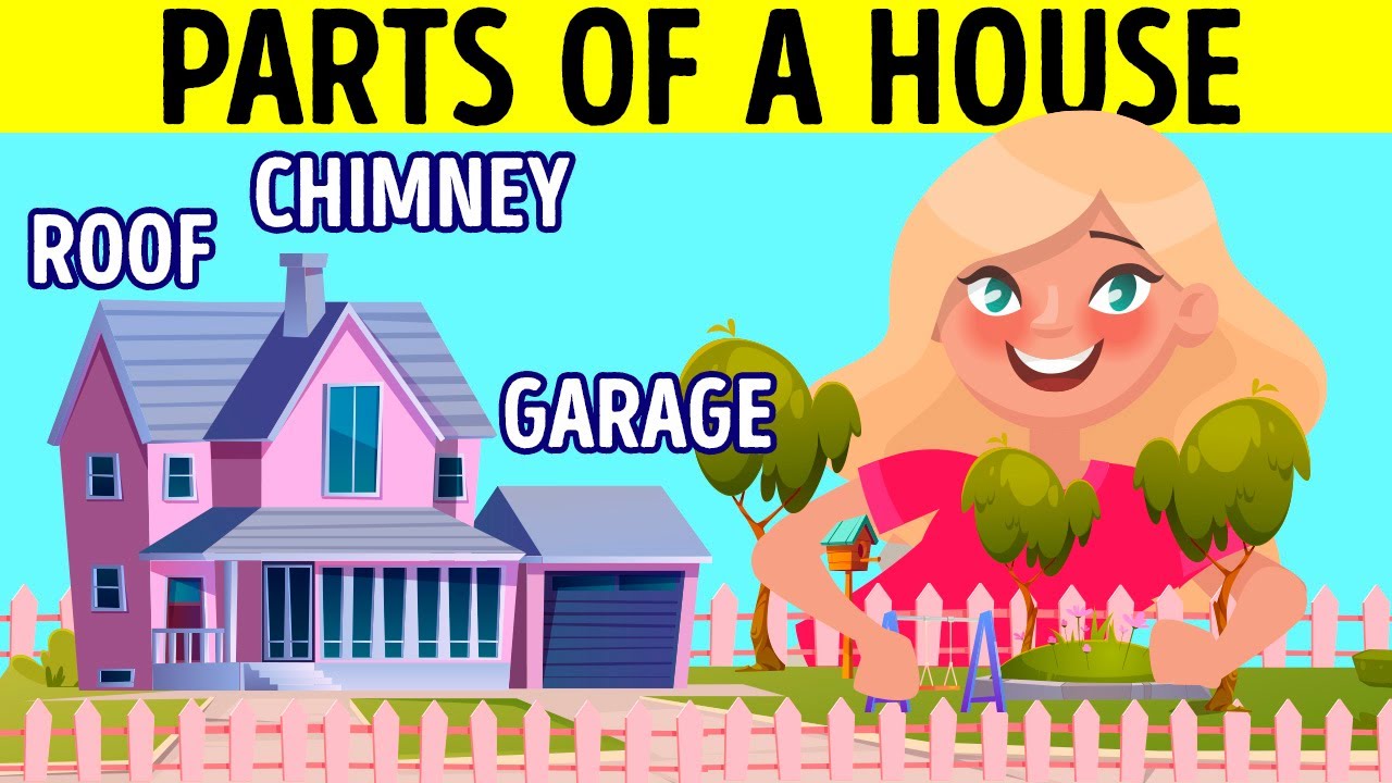 PARTS OF A HOUSE | English for KIDS 💕 - YouTube