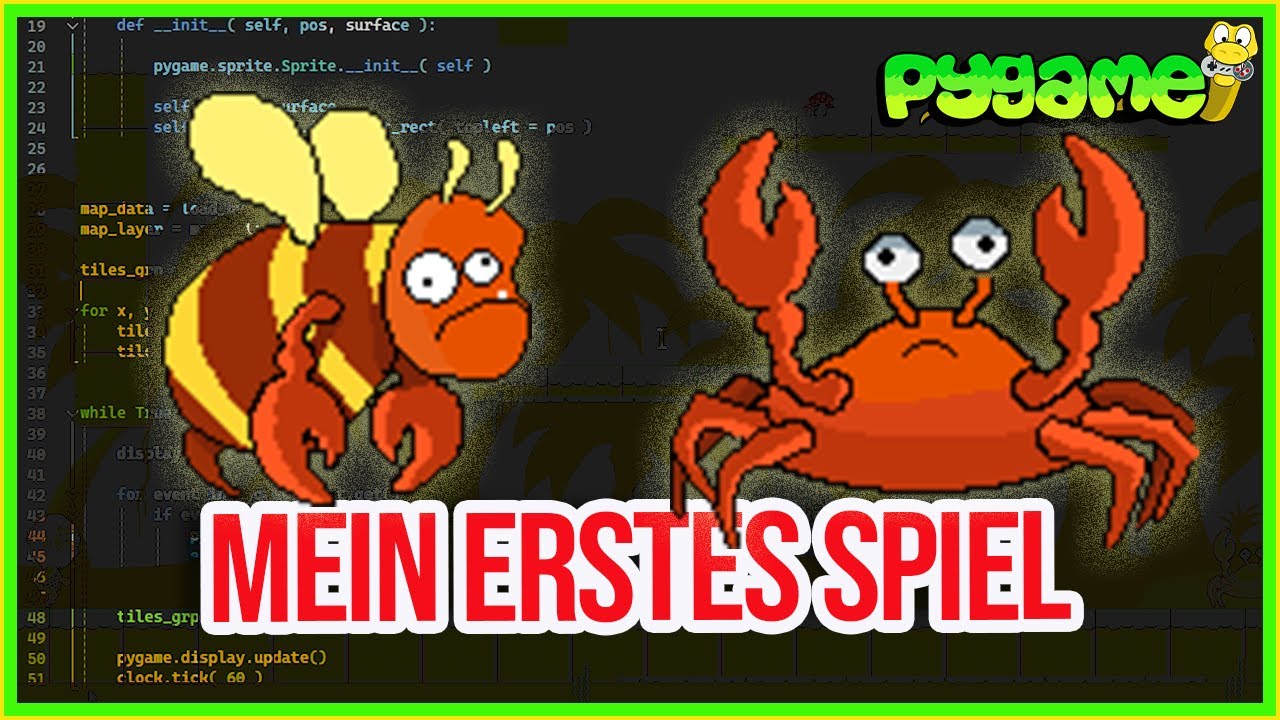 Mein erstes Jump and Run Game nach 2 Monaten | Pygame Anfänger - YouTube