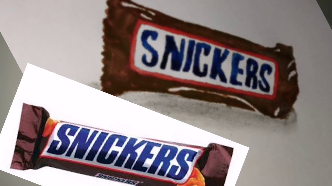 Snicker painting/Realistic watercolor @AJB - YouTube
