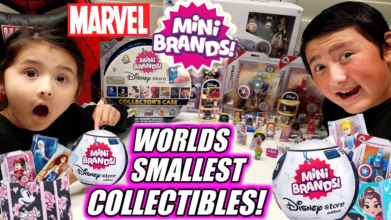 THE WORLDS SMALLEST COLLECTIBLES! Opening Mystery Mini Brands ...