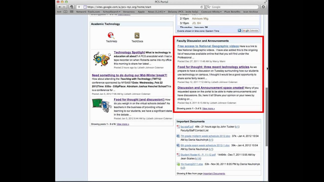PCS Portal Tour - YouTube