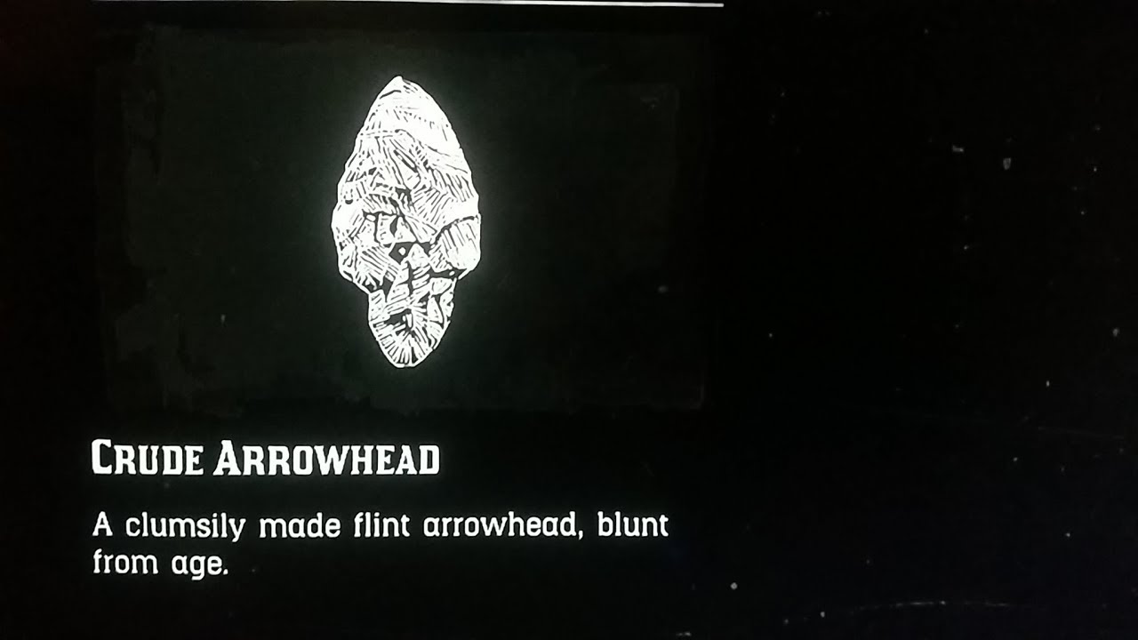 Red Dead Online - Arrowheads - Crude Arrowhead / Primitive - YouTube