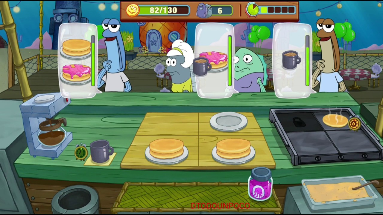 SpongeBob: Krusty Cook-Off Gameplay Walkthrough - YouTube