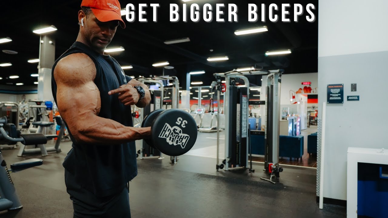 How To Get Bigger Biceps | Bicep Workout At The Gym - YouTube