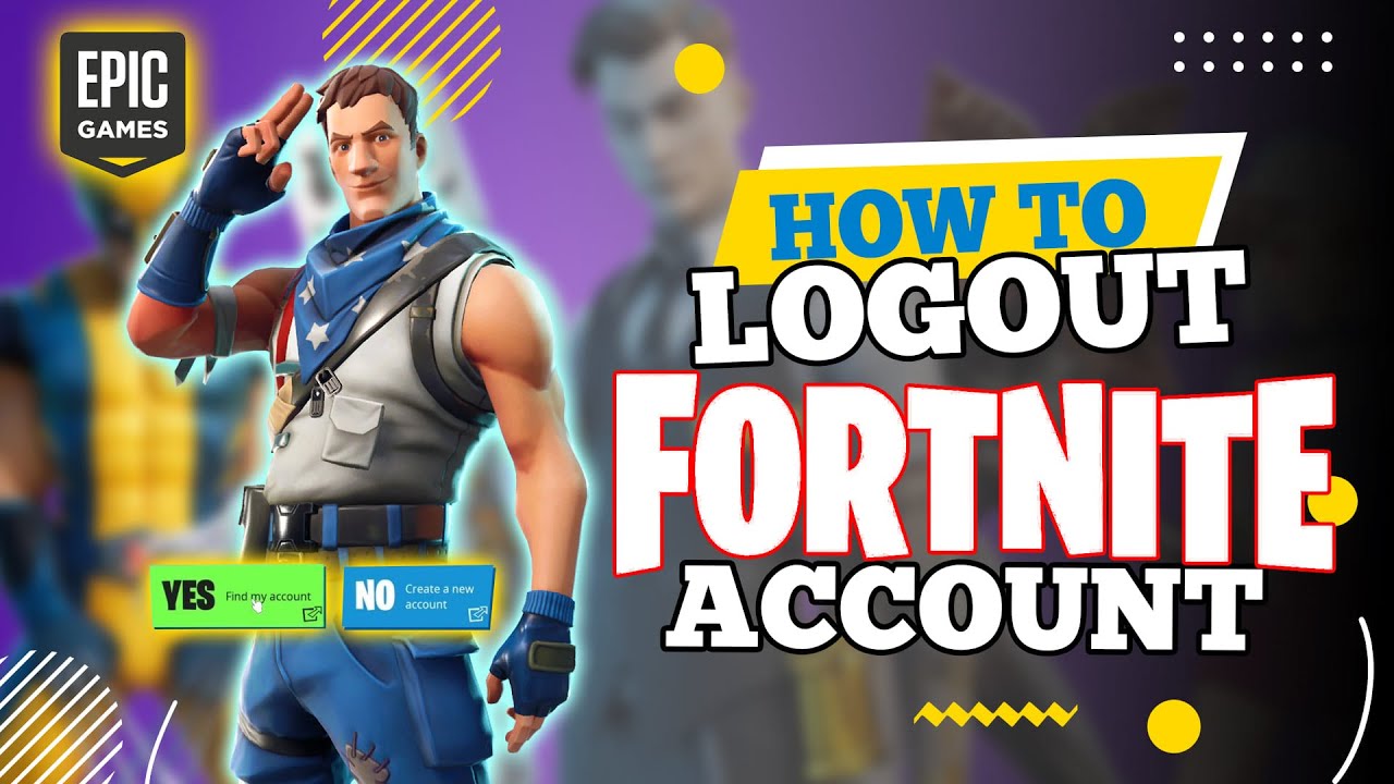 How to Logout Fortnite Account (2025) - YouTube